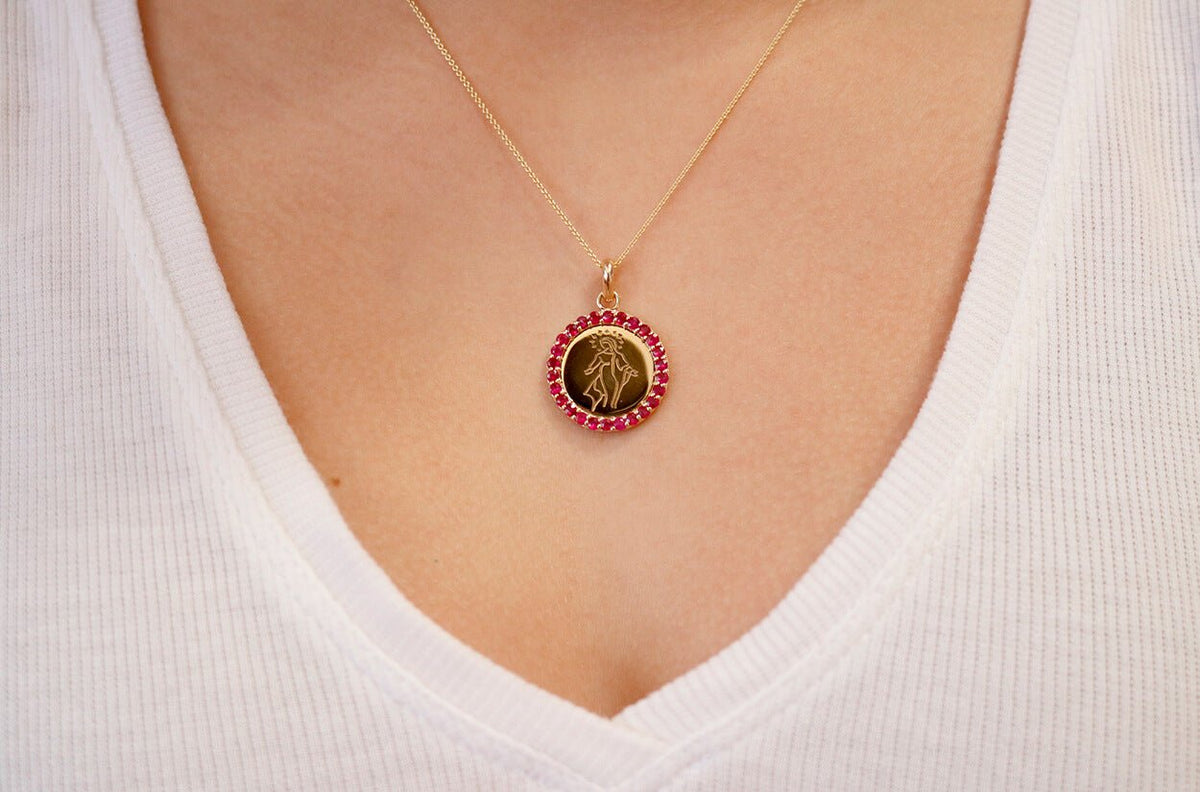 Medal Miraculous | Milagrosa Gold & Rubies – Albert Hern